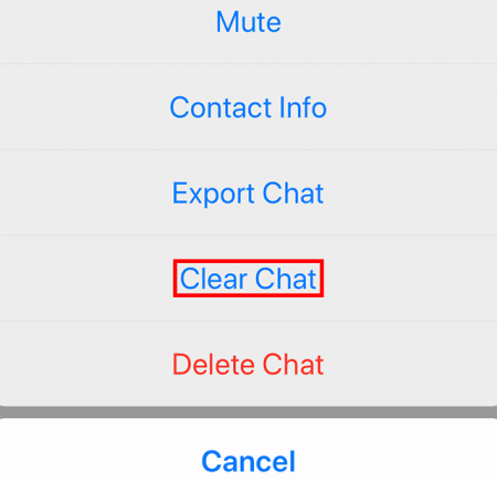 WhatsApp: Here's How to Clear a Chat
