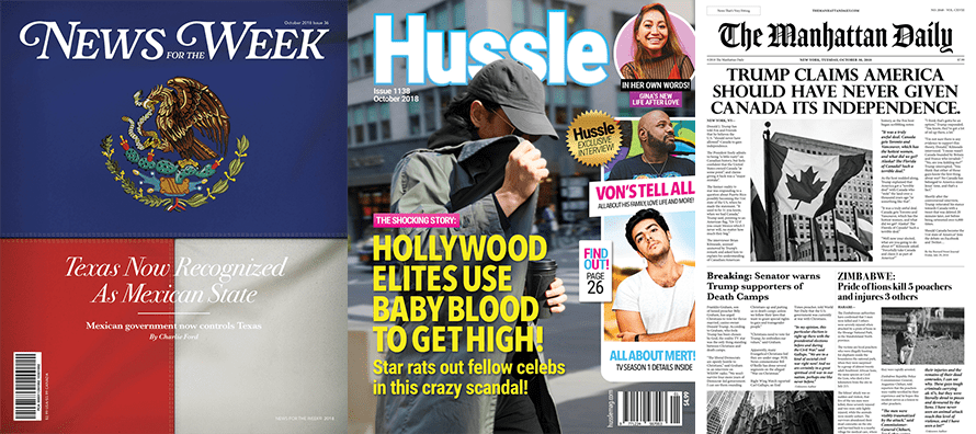 This Newsstand Is Filled With Inaccurate Headlines You May Have Seen on ...