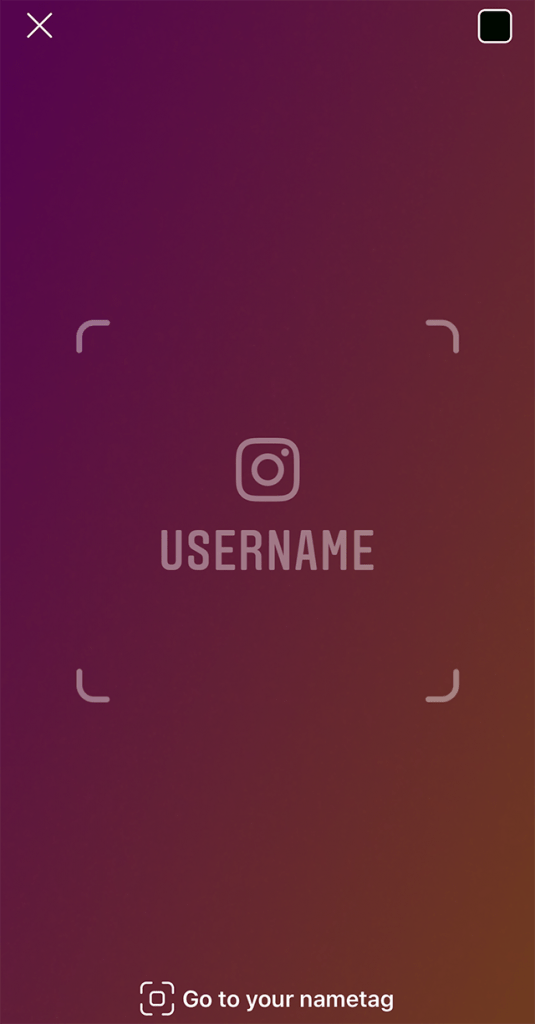 Instagram: Here's How to Scan a Nametag