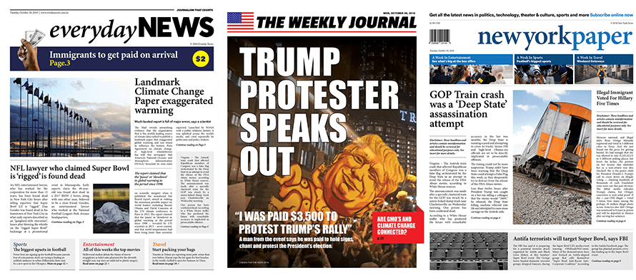 This Newsstand Is Filled With Inaccurate Headlines You May Have Seen on ...