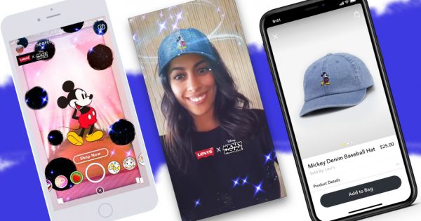 Snapchat’s Newest Ecommerce Experience Brings Together Levi’s, Disney ...
