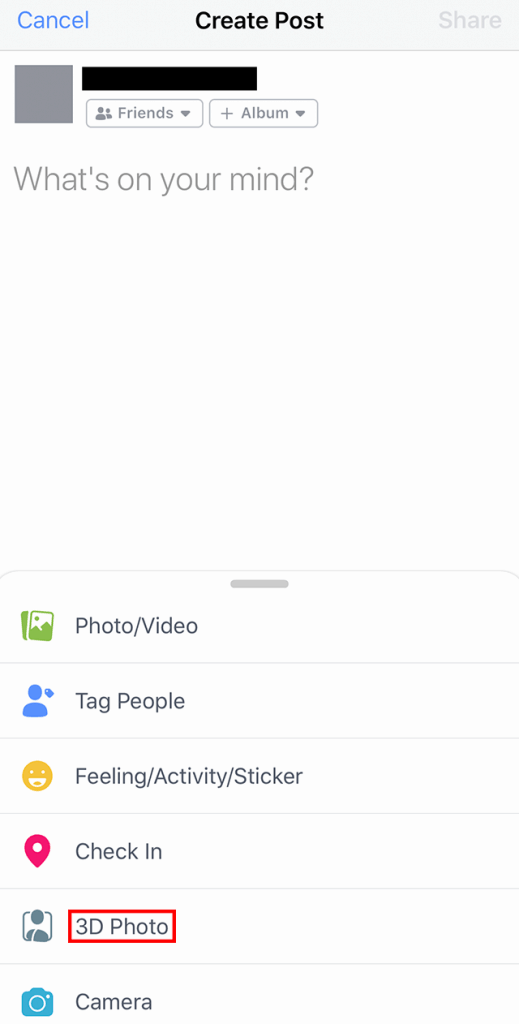 Facebook: Here's How to Share a 3D Photo