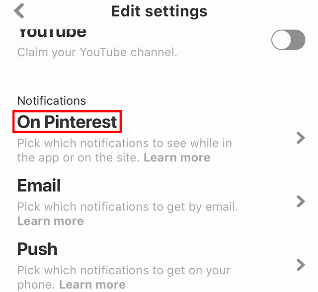 Pinterest: Here's How to Stop Notifications About the Activities of ...