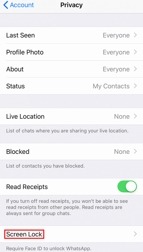 WhatsApp: Here's How to Turn On Screen Lock on iOS
