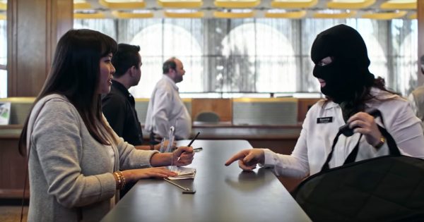 Ever Feel Like Bankers Are the Robbers? If So, This Ad's for You