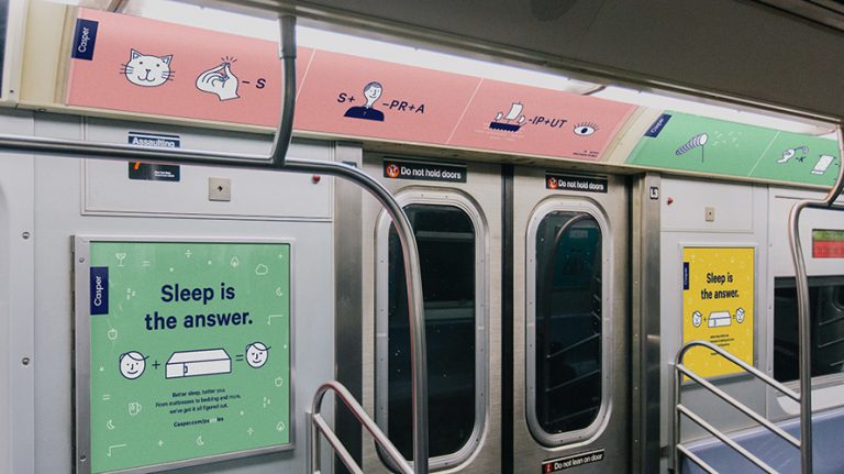 Casper's New Subway Ads Pose Puzzles to Get You Thinking About Going ...