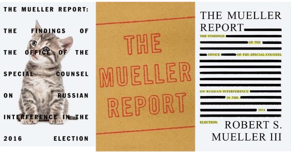 Here’s What Book Covers Might Look Like for The Mueller Report