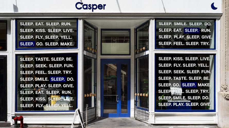 Casper Is Swapping Its Logo to Adorn (Some of) Its Boxes With Its Sleep ...