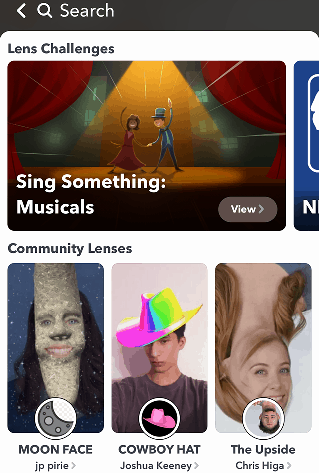 Snapchat: Here's How to Send a User-Created Lens to a Friend