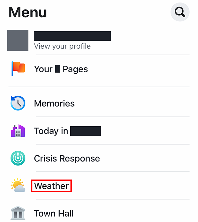 Facebook: Here's How to See Weather Forecasts for Another City