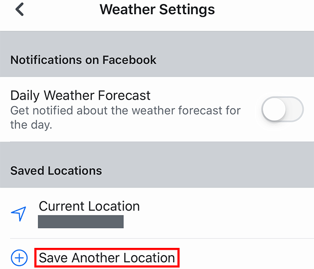 Facebook: Here's How to See Weather Forecasts for Another City