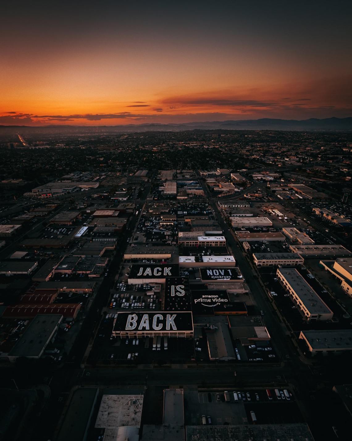 Unmissable From the Air, This Jack Ryan Promo Is the Largest Rooftop Ad ...