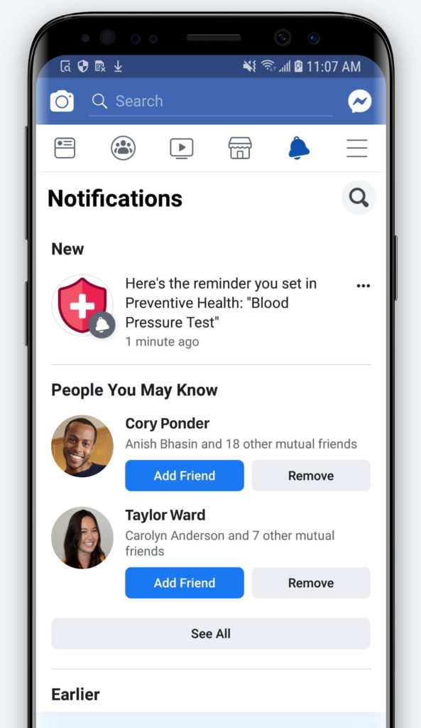 Facebook Prescribes a Preventive Health Tool in the U.S.
