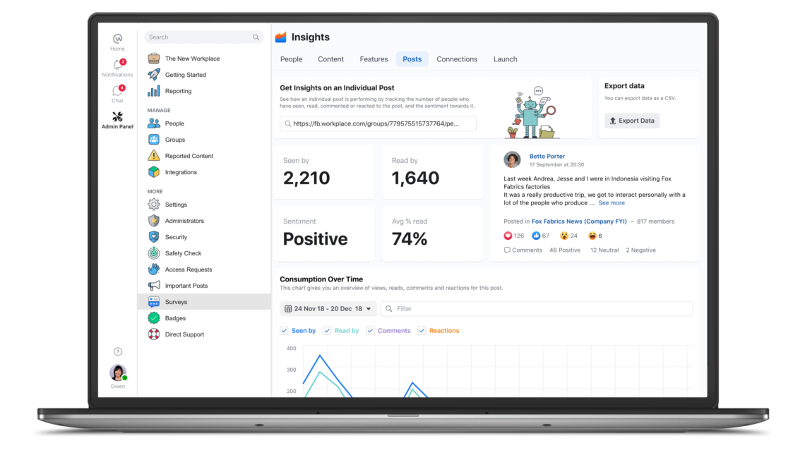 Workplace by Facebook Tops 3 Million Paid Users