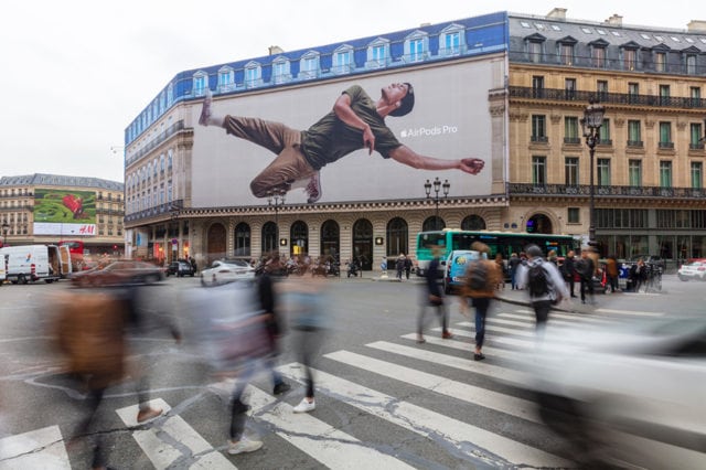 How Apple Used Dramatic Outdoor Ads for the Surprise Reveal of AirPods Pro