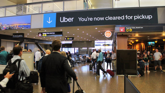 Uber Tries Ads to Guide Airport Travelers as Rideshare Is Pushed Out
