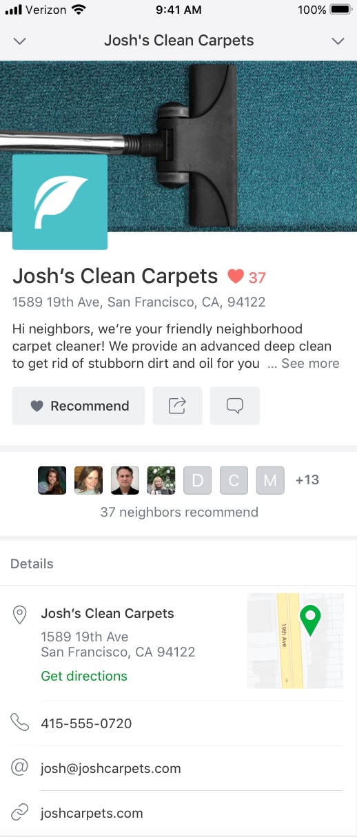 Nextdoor Business Pages Can Now Be Populated With Information From Yext
