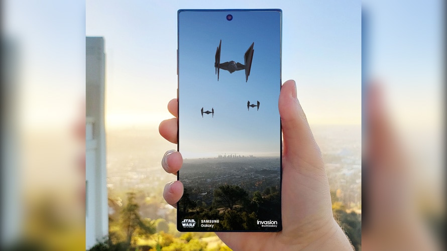 Samsung AR Experience Puts Starships in the Sky