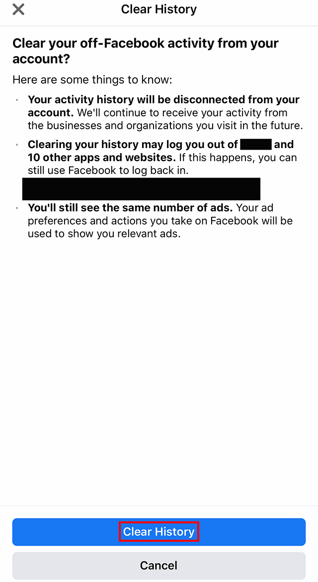Facebook: Here's How to Clear Your Off-Facebook Activity History