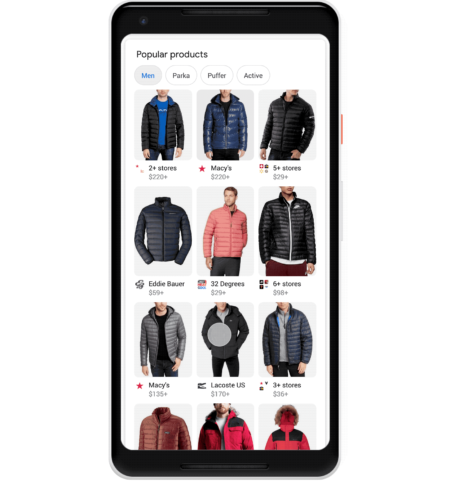 Google Begins Rolling Out New Clothing Shopping Feature on Search