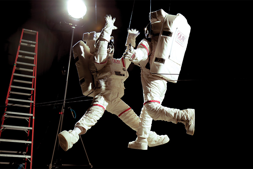 Behind the Scenes of Olay's Star-Studded Super Bowl Spot