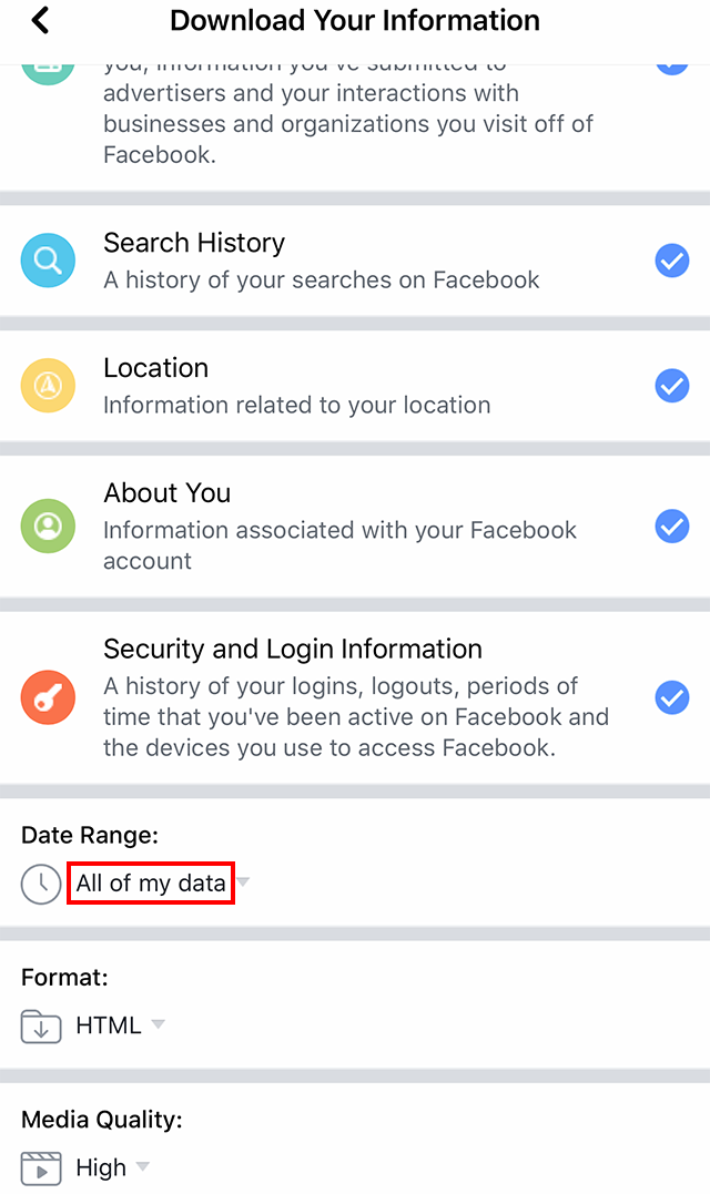 Facebook: Here's How to Download Your Information