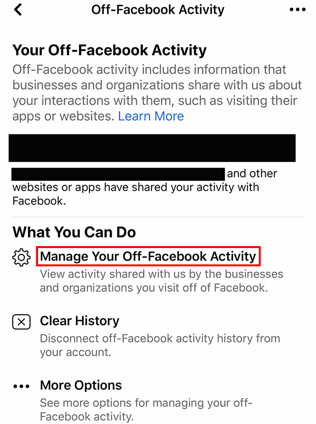 Facebook: Here's How to Stop Saving Off-Facebook Activity for an App or ...