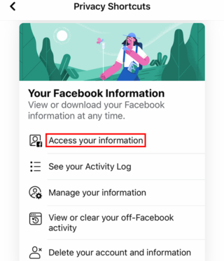 Facebook: Here's How to Access Your Account Information