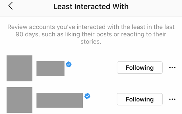 Instagram: Here's How to Sort the Accounts You Follow By Interaction Level