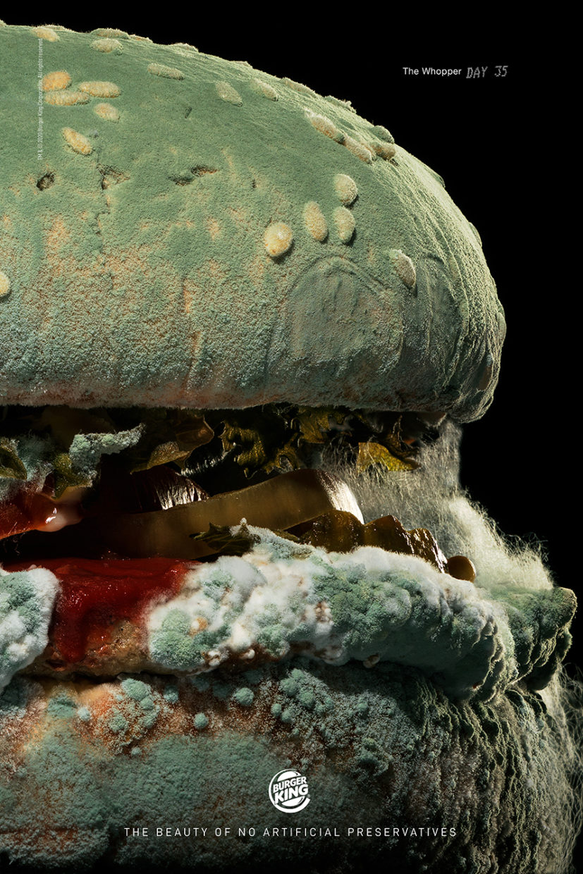Why Burger King Is Proudly Advertising a Moldy Whopper