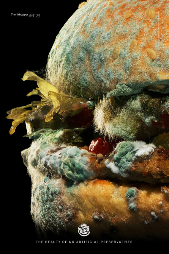 Why Burger King Is Proudly Advertising a Moldy Whopper