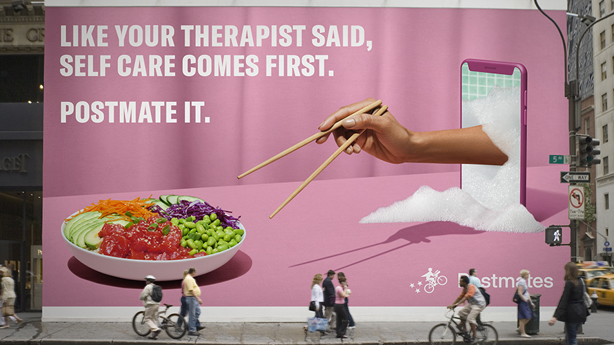Postmates Takes Cravings to a Surreal New Level