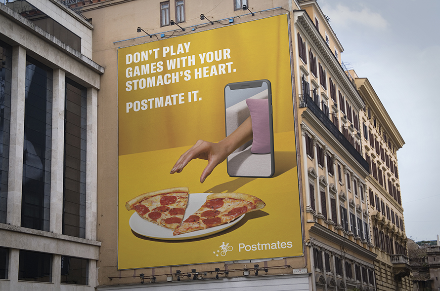 Postmates Takes Cravings to a Surreal New Level
