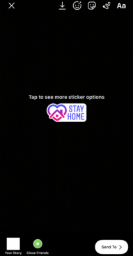 Instagram: How to Use the Stay Home Sticker in Stories