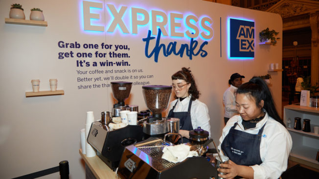 American Express B2B Campaign Wants You to Thank Colleagues
