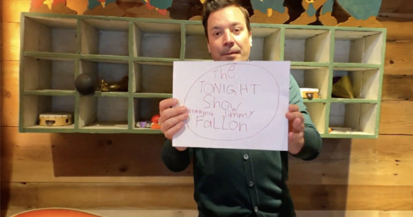 Kimmel, Fallon Join Colbert in Airing At-Home Monologues