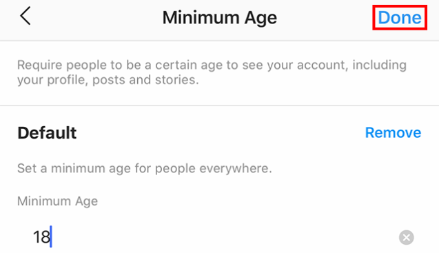Instagram for Business: How to Set a Default Minimum Age for Your Content