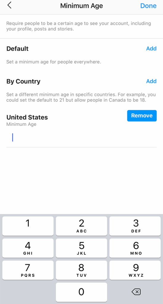 Instagram for Business: How to Set a Minimum Age for Different Countries