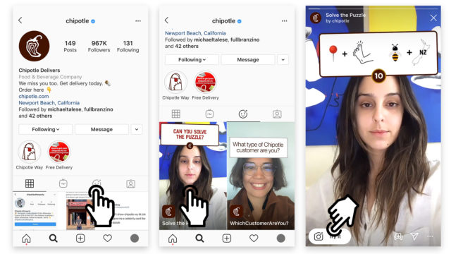 Chipotle Rolls Out Rebus Puzzle Lens on Instagram