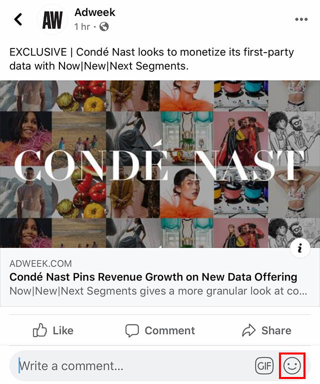 Facebook: Here's How to Use Avatar Stickers in Comments