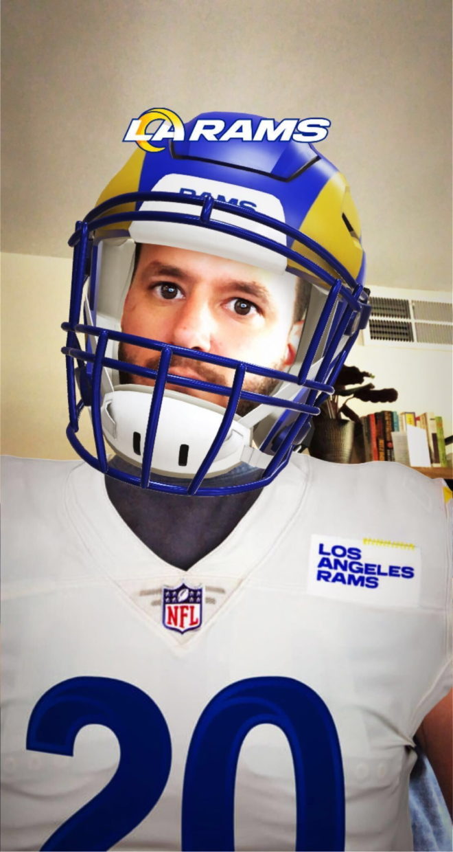 Los Angeles Rams Unveil New Uniforms via Snapchat AR Lens