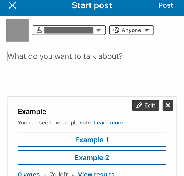 LinkedIn: Here's How to Add a Poll to a Post