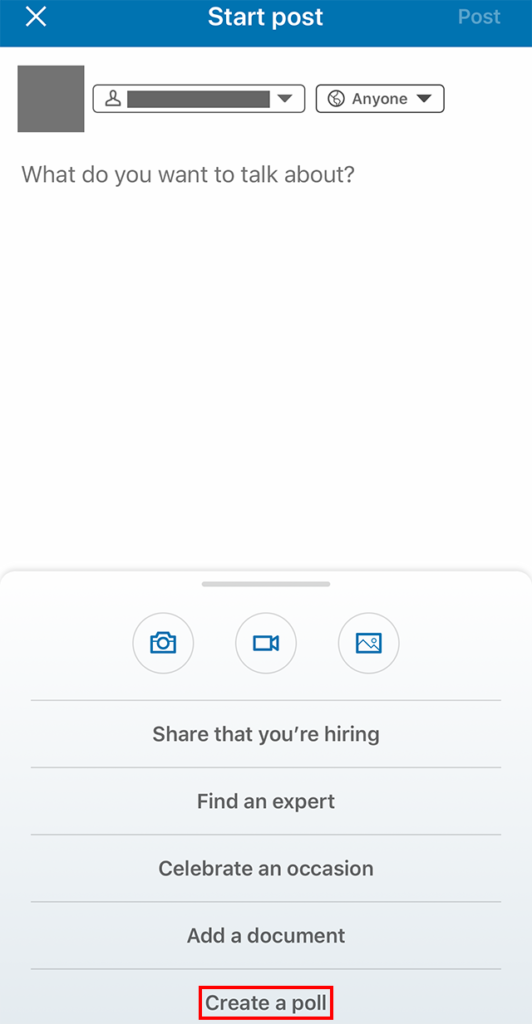 LinkedIn: Here's How to Add a Poll to a Post