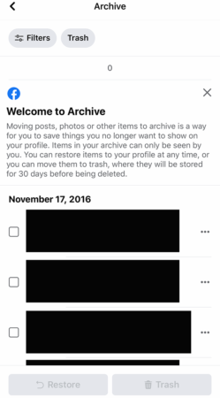 Facebook: How to View the Posts You've Archived