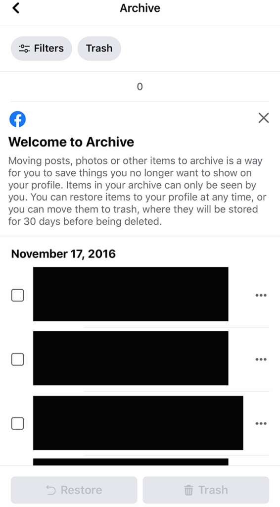 Facebook: How to View the Posts You've Archived