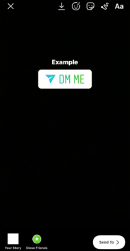 Instagram: Here's How to Use the DM Me Sticker in Stories