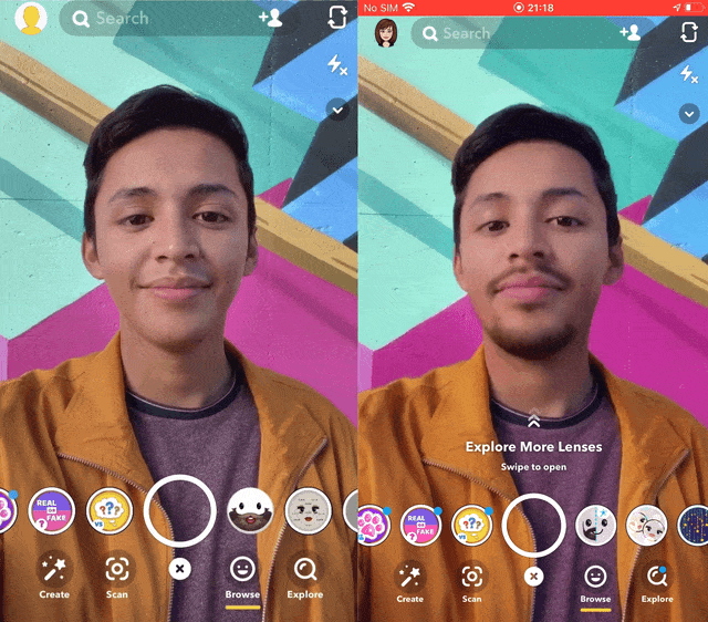 Beard or No Beard? 2 New Lenses From Snapchat Will Help Answer That