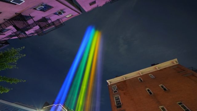 Kind Creates Rainbow Light Tribute for NYC Pride