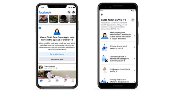 Facebook Adds Facts About Covid-19 Section to Coronavirus Information ...