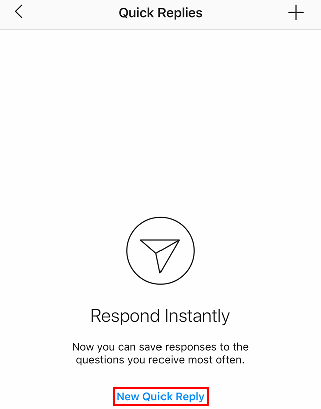 Instagram for Business: How to Create a Quick Reply